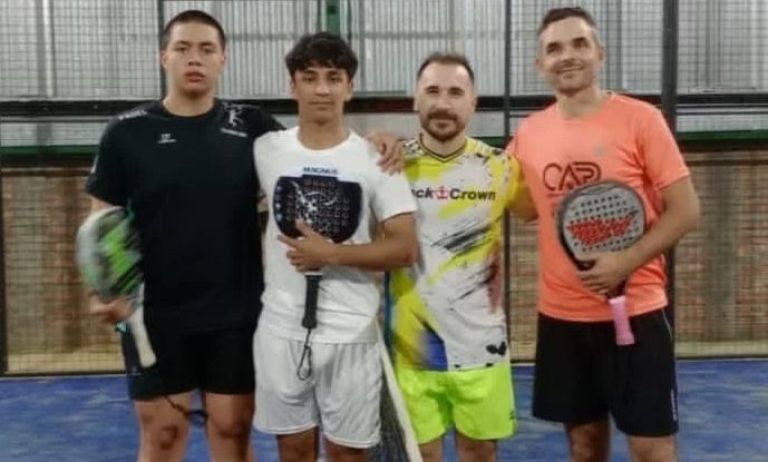Padel: El local Lucas Ferreyra junto a Leonel Mayor se quedaron con el máster en 4ta libre ...