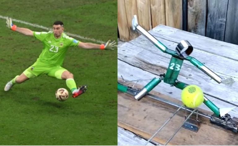 Guillermo Galetti recicló una reposera para inmortalizar la épica ...